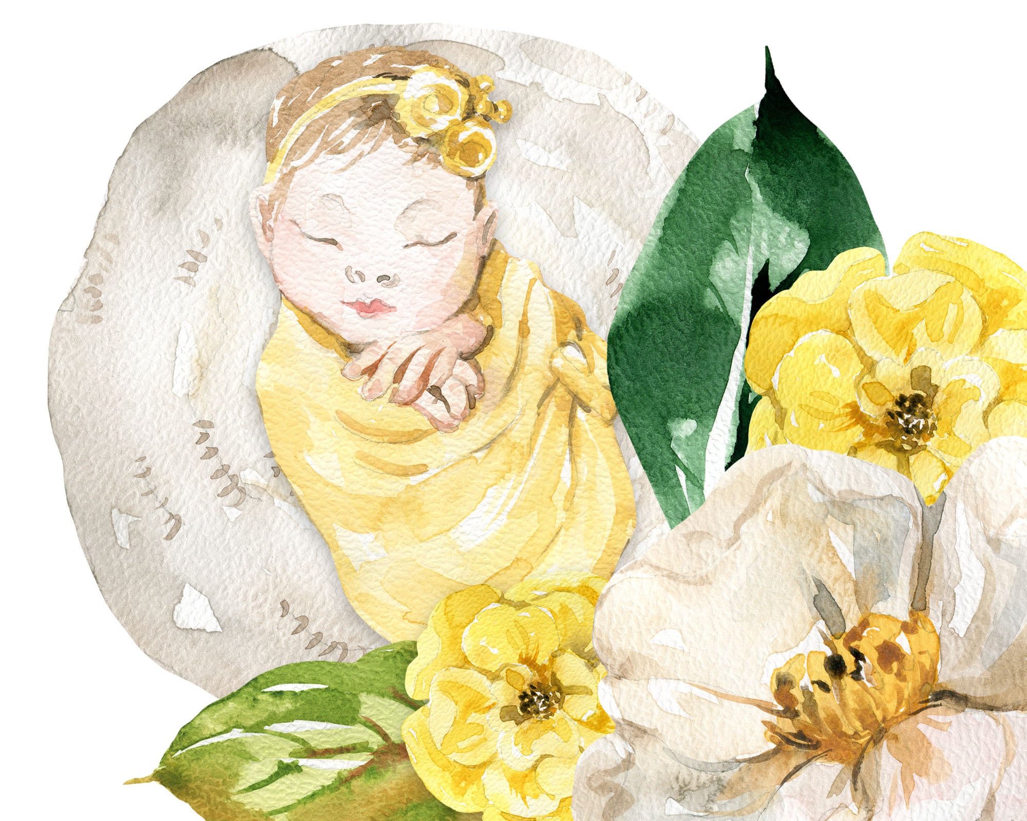 Watercolor Clipart Baby Shower Clipart Newborn Baby Boy Girl - Etsy