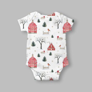 Watercolor Christmas Houses Digital Paper Seamless Pattern Digital ...