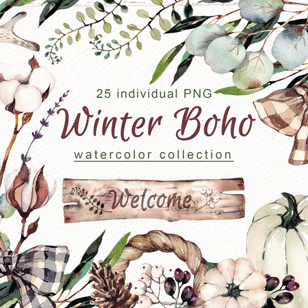 Boho Clip Art - Etsy