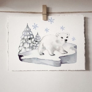Arctic Animals Clipart Christmas Arrangements Winter Wildlife With ...