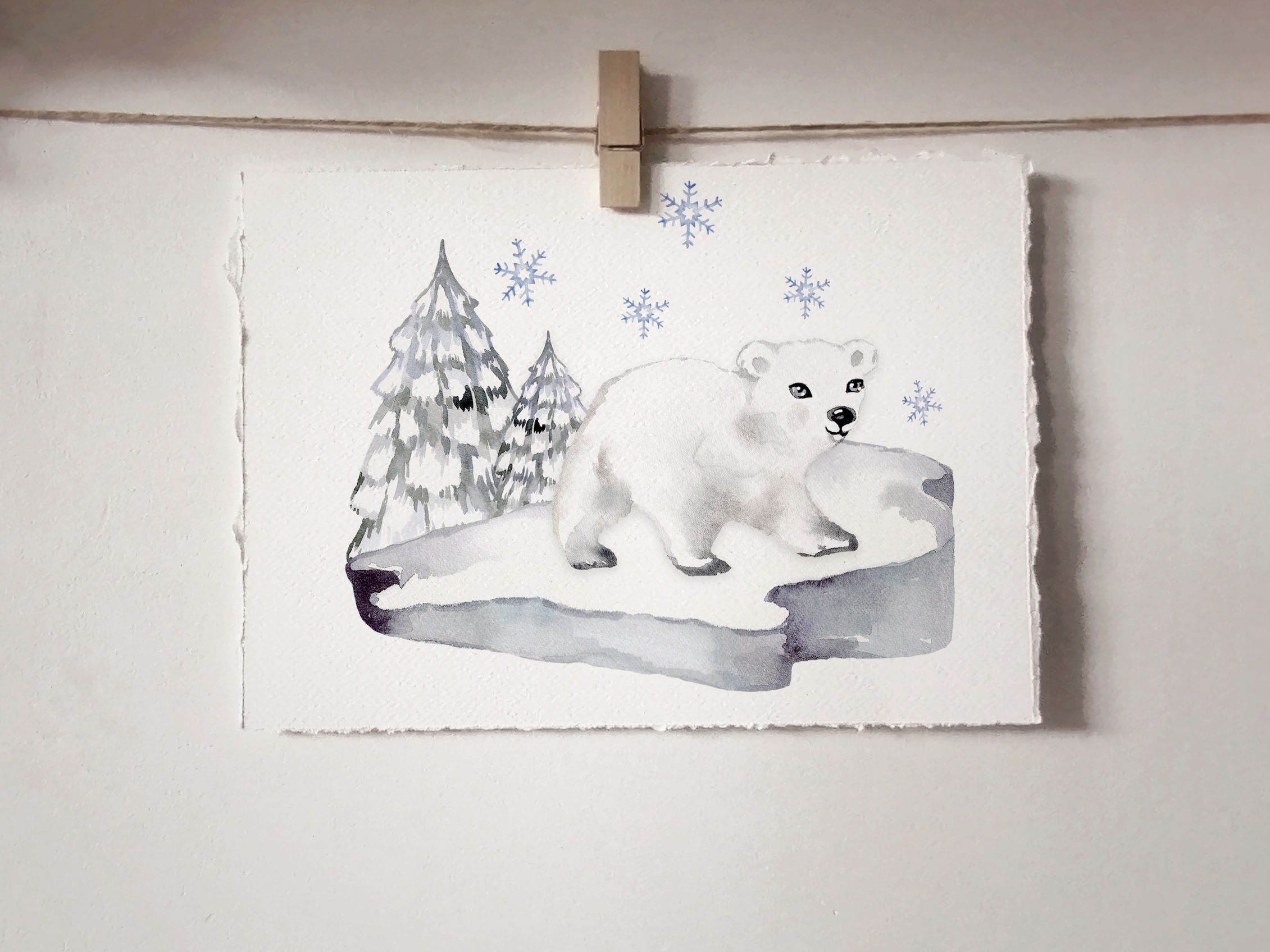 Arctic Animals Clipart Christmas Arrangements Winter Wildlife - Etsy