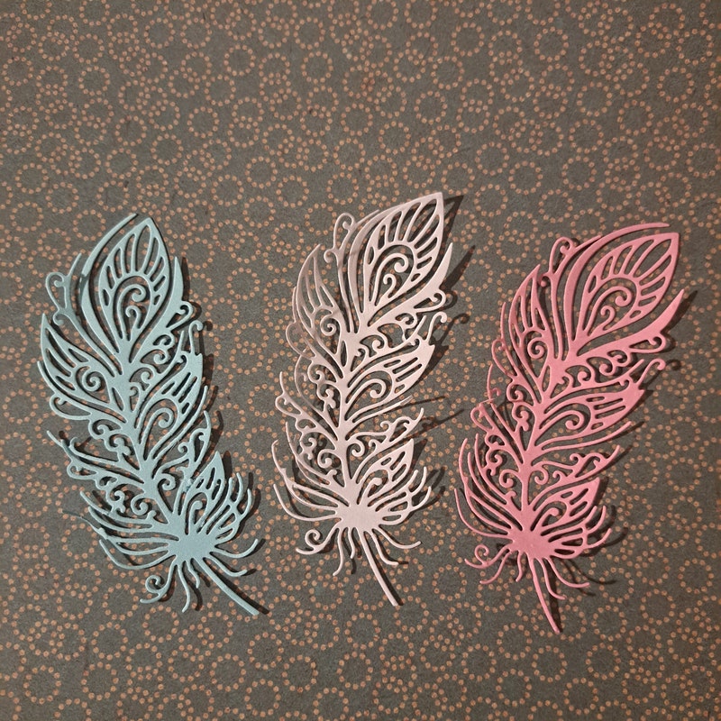 Feather Die Cut - Etsy