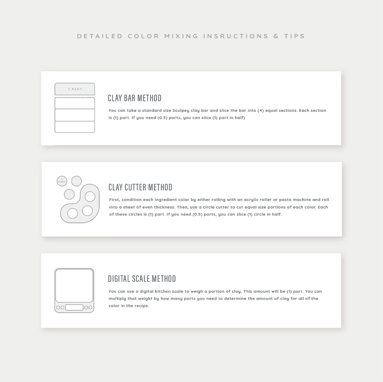 Polymer Clay Color Recipe Master Collection Bundle Polymer | Etsy