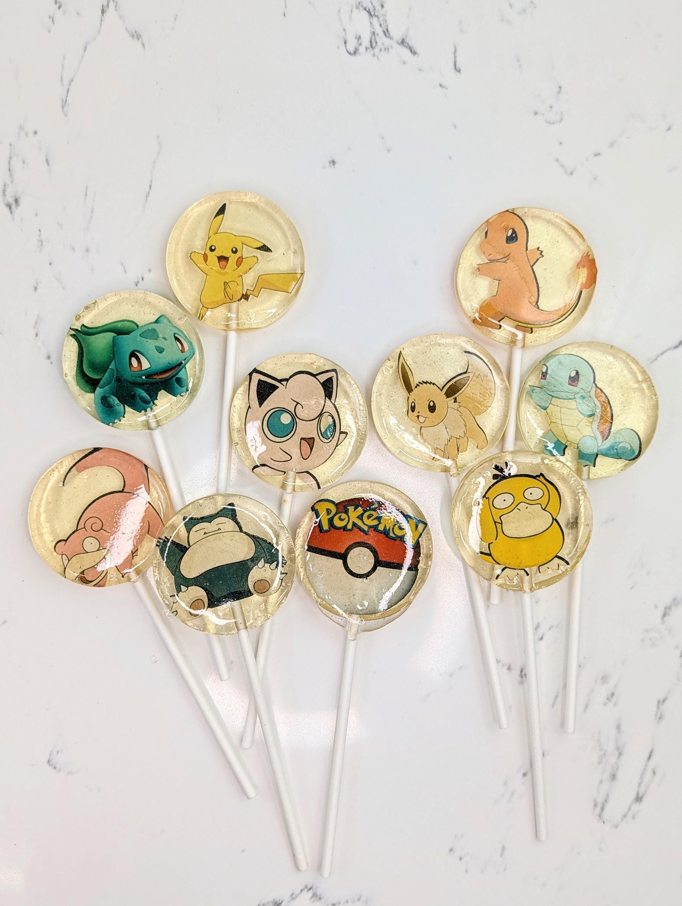 10 Custom Pokemon Lollipops - Etsy