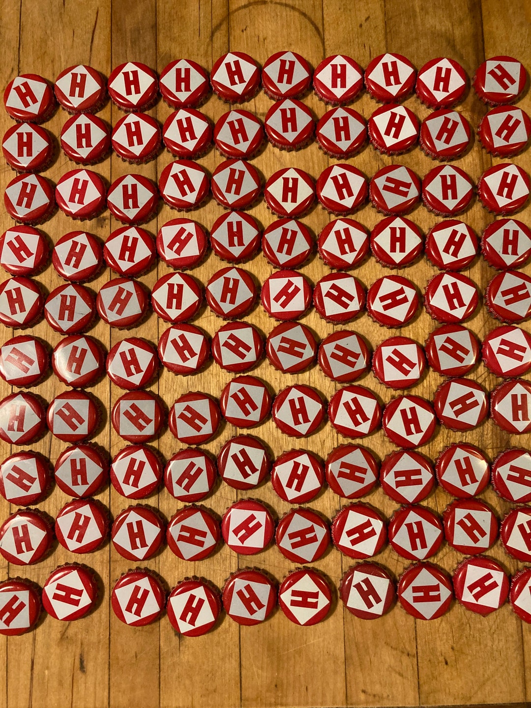Value! 100 Harpoon Beer Caps for Crafting and Mosaics. Letter H and ...
