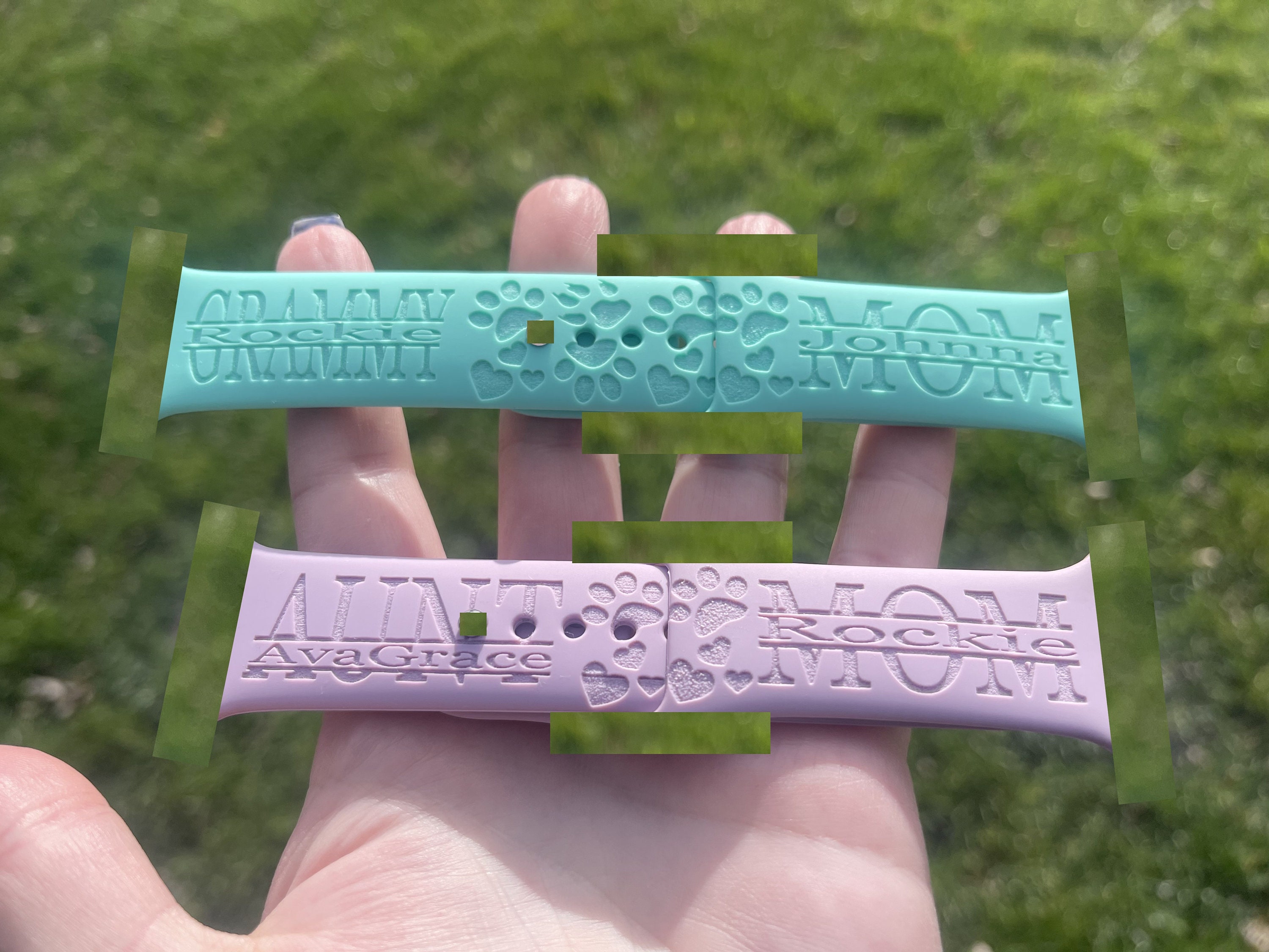 Dog Paws Laser Engraved Silicone Band Compatible with Smart | Etsy