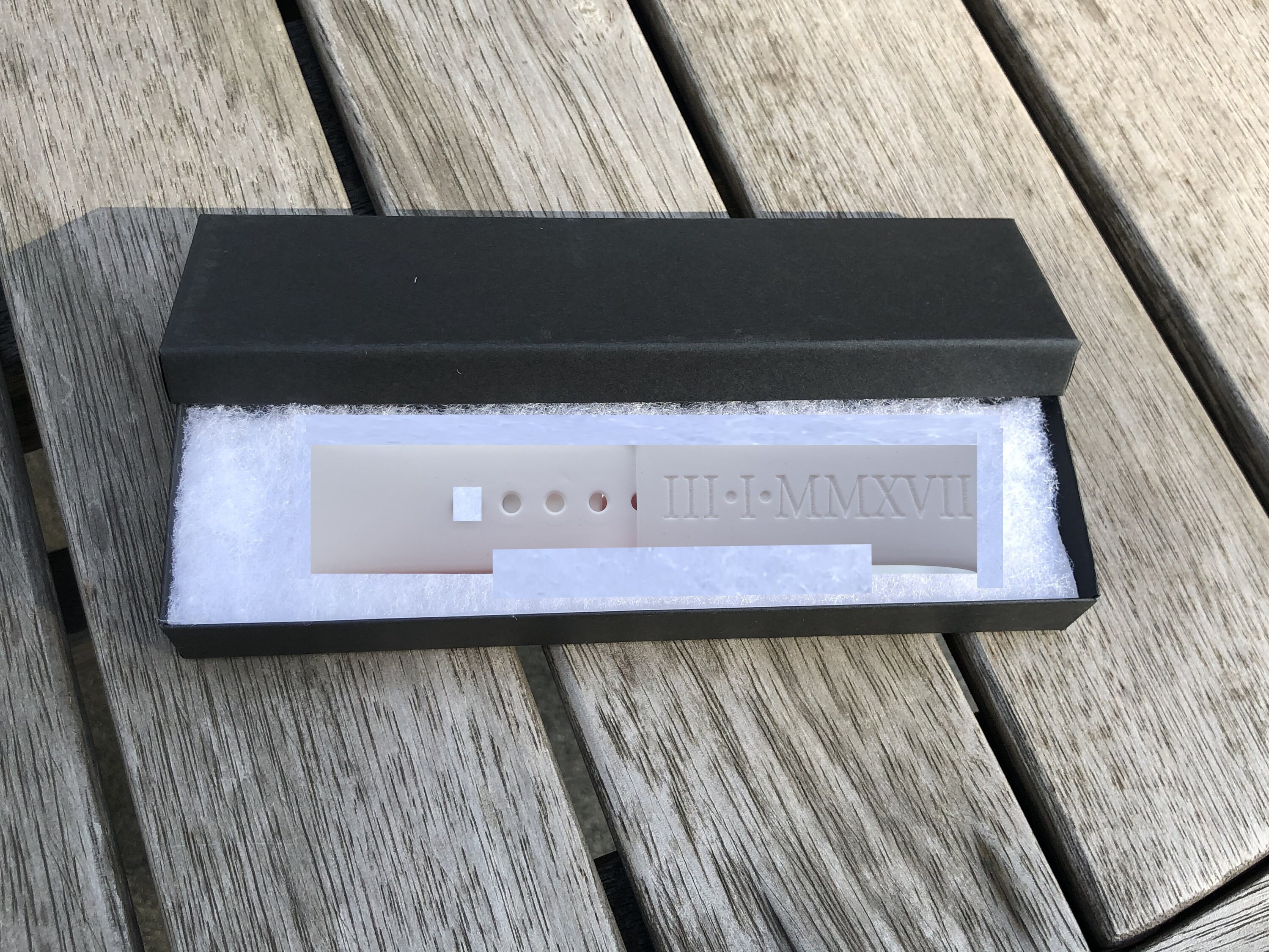 Roman Numerals Laser Engraved Silicone Band Compatible With - Etsy