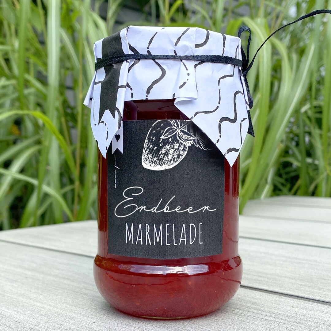 Strawberry Jam Labels | DIY Printable Labels for Jam Jars | Download ...