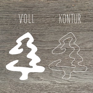 Fir Tree SVG DXF PNG Vector | Cricut Brothers | Canvas Silhouette ...