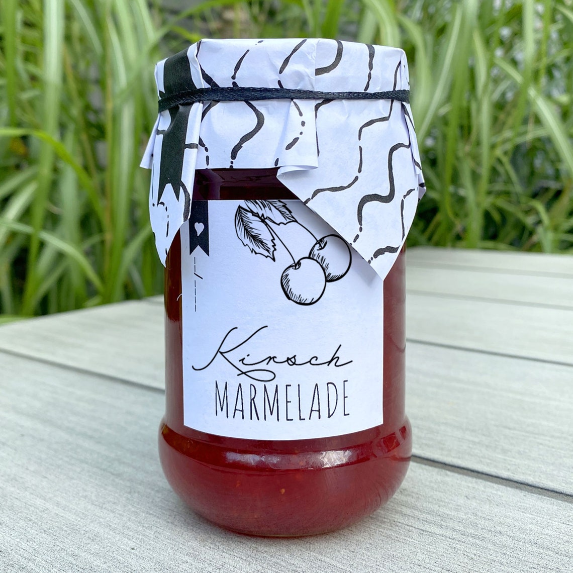 Cherry Jam Labels | DIY Printable Labels for Jam Jars | Download Labels ...