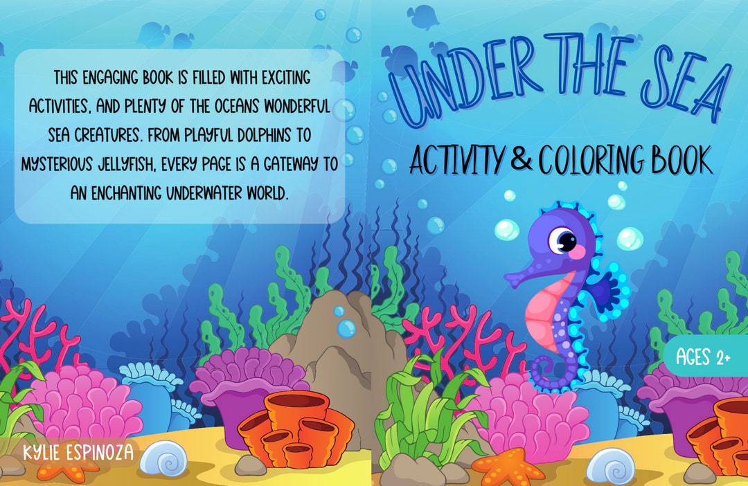 25 Digital Ocean Activity & Coloring Pages! -under the Sea Adventure ...
