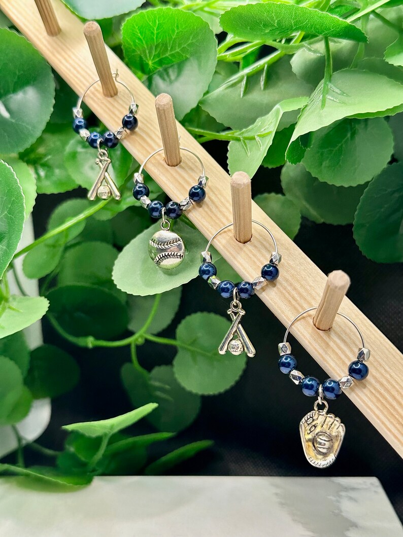 SET OF 4 I Baseball Themed Charms Set! Home Run Cheers! - Etsy