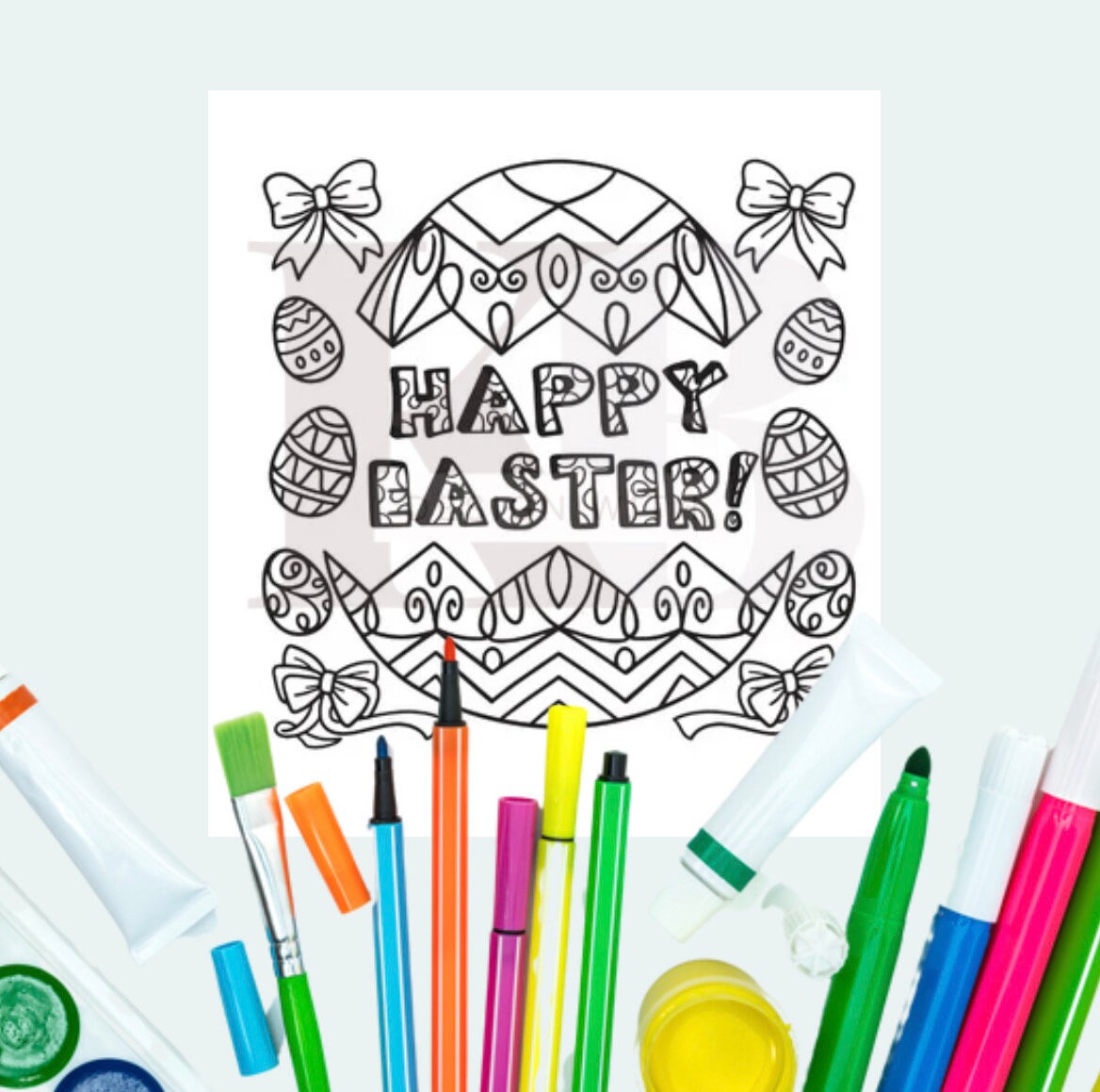 25 Digital Easter Coloring Pages for Egg-citing Holiday Fun! -easter ...