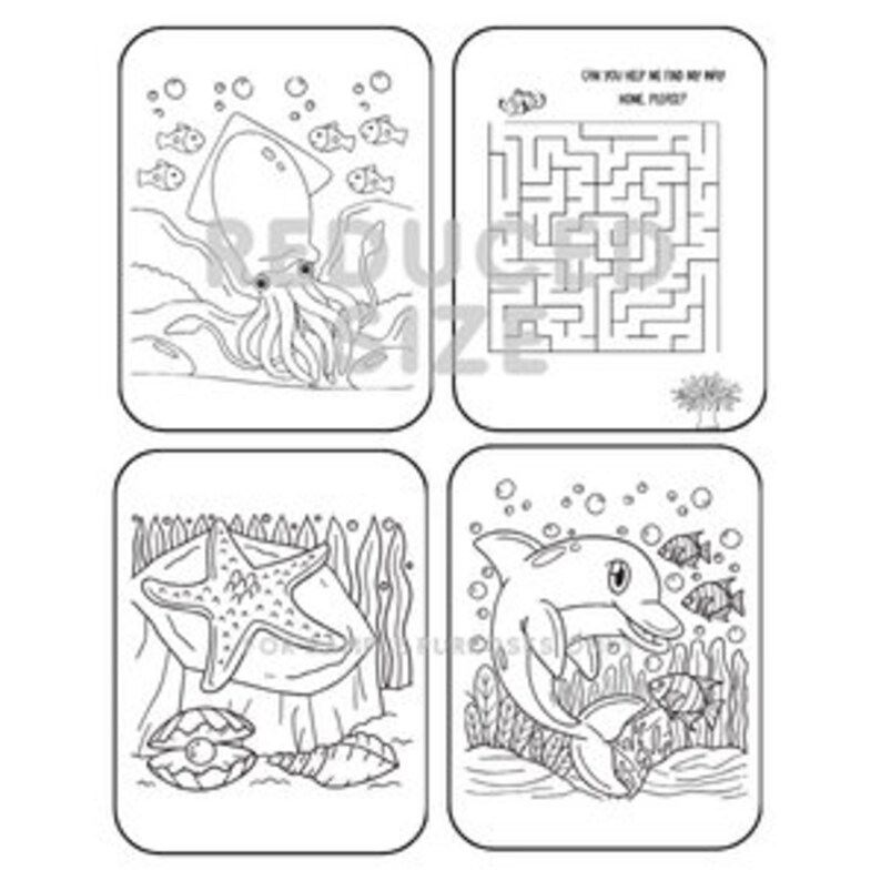 25 Digital Ocean Activity & Coloring Pages! -under the Sea Adventure ...