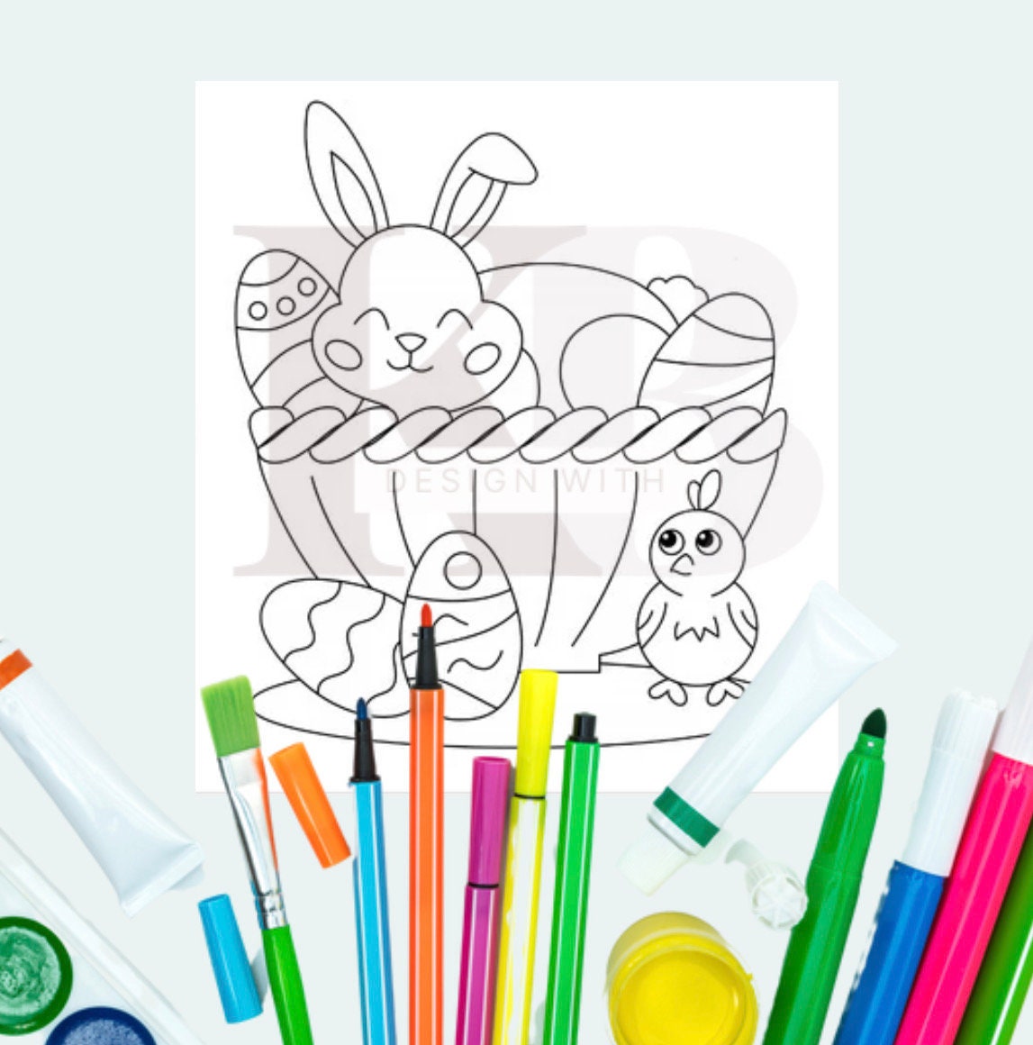 25 Digital Easter Coloring Pages for Egg-citing Holiday Fun! -easter ...