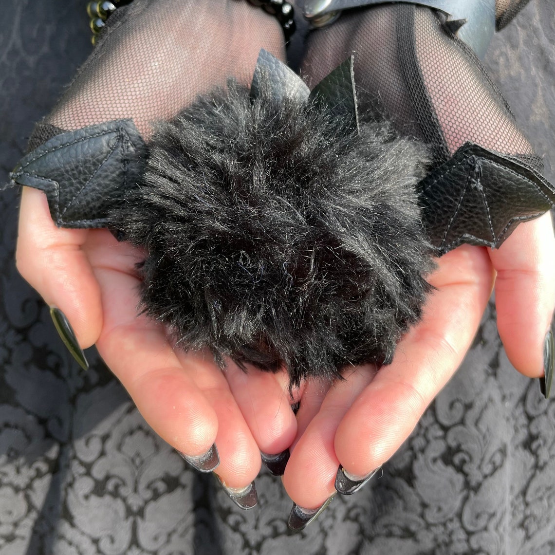 Bat Familiar Plushie Bat Plush Kawaii Bat Pom Pom Bat - Etsy