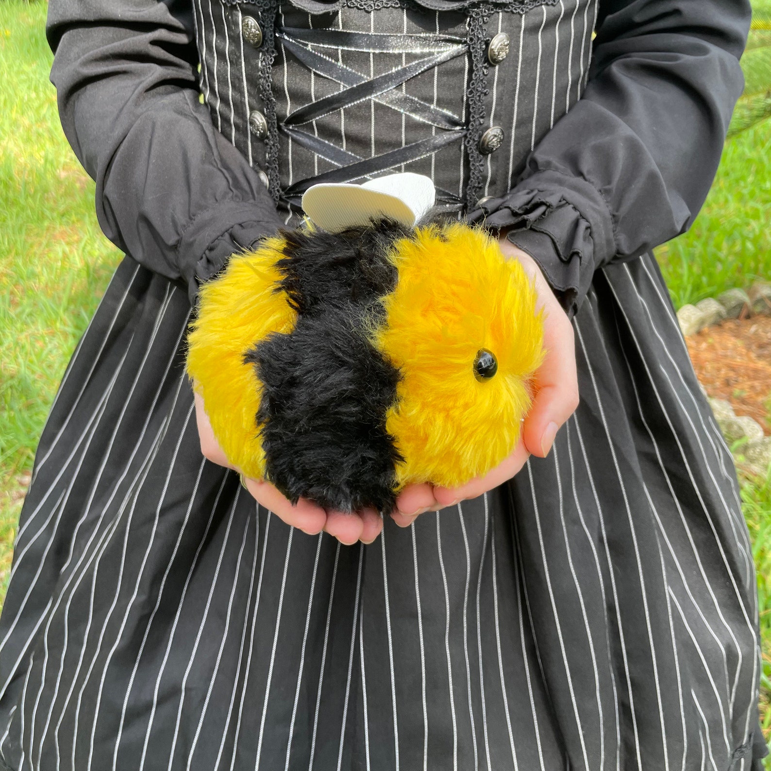 Bee Plushie Fluffy Cute Plush Bumblebee Sewed Stuffed - Etsy