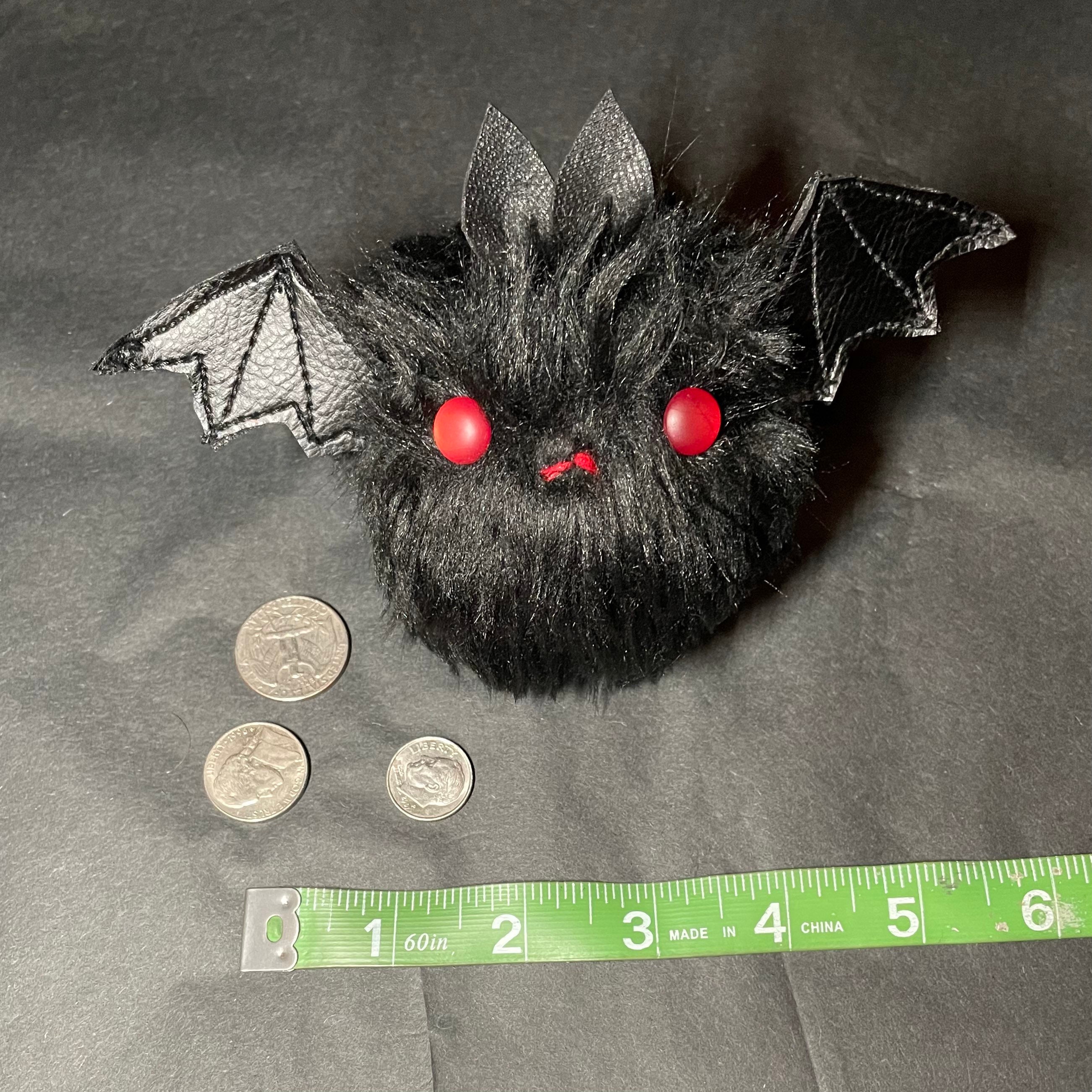 Bat Familiar Plushie Bat Plush Kawaii Bat Pom Pom Bat - Etsy