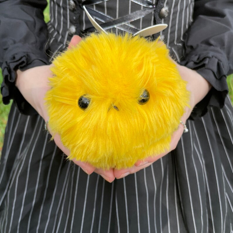 Bee Plushie Fluffy Cute Plush Bumblebee Sewed Stuffed - Etsy