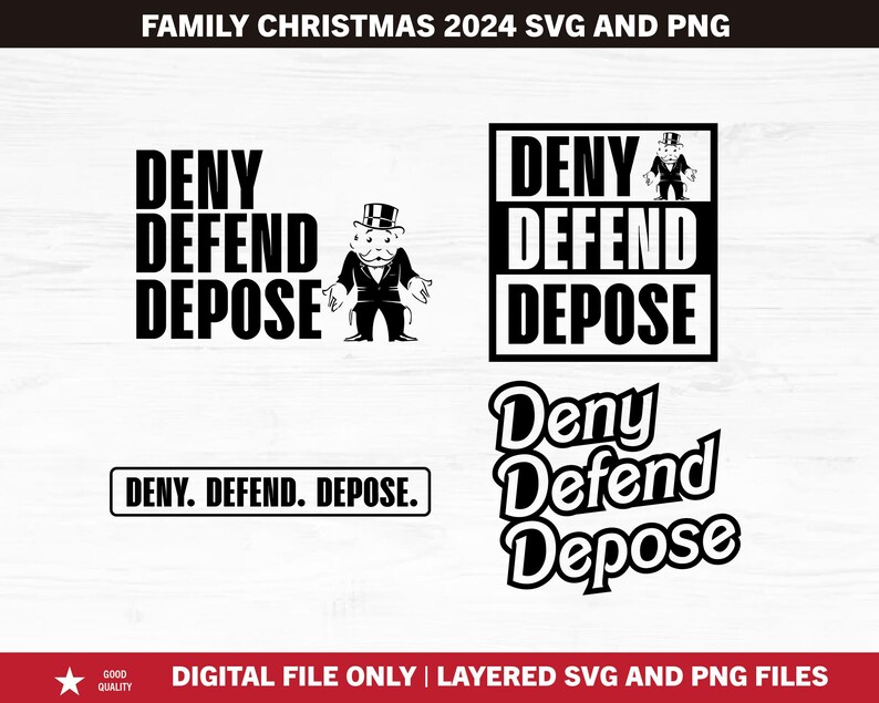 Deny Defend Depose Svg, Png, Deny Svg, Defend Svg, Depose Svg. for ...