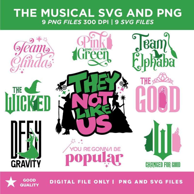 Wicked the Movie Svg - Etsy