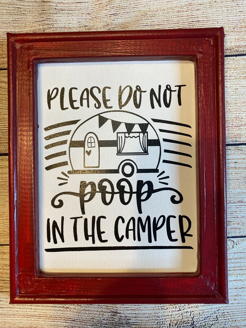 Do Not Poop in the Camper - Etsy