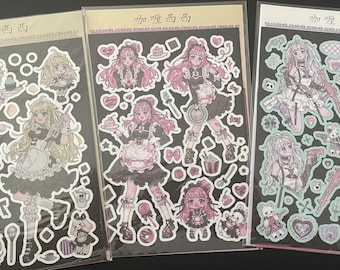 Stickers Sheet Anime - Etsy