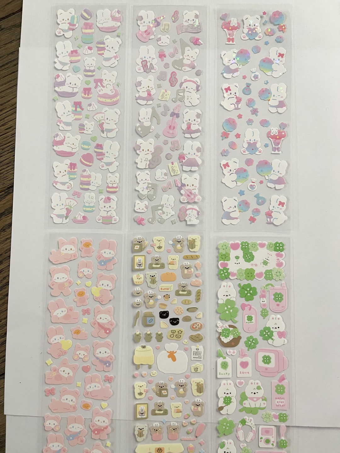 Kpop Stickers Toploader Sticker Sheets Polco Deco Sticker Sheets Korean ...