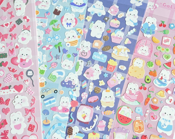 Kawaii Sticker Sheets, Cute Sticker Sheets - Etsy