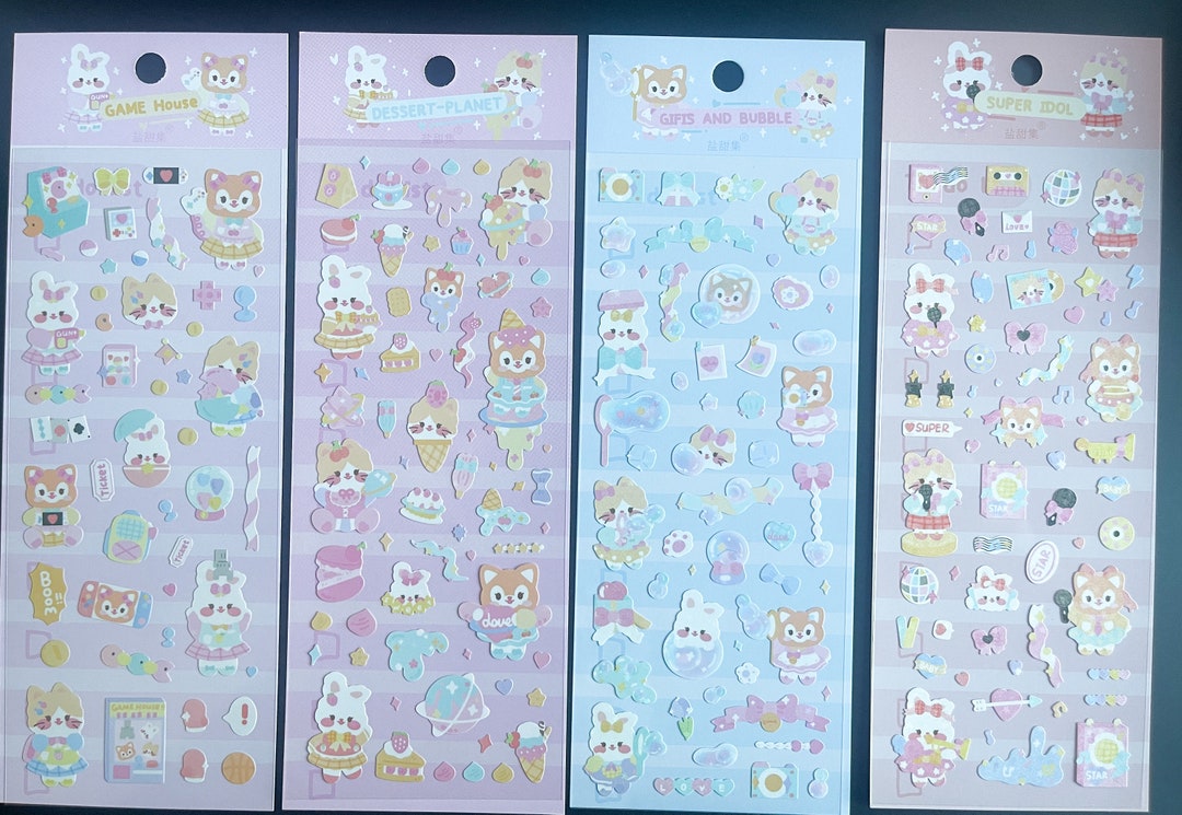 Kpop Polco Deco Sticker Sheets | Cute Toploader Stickers | Kawaii ...