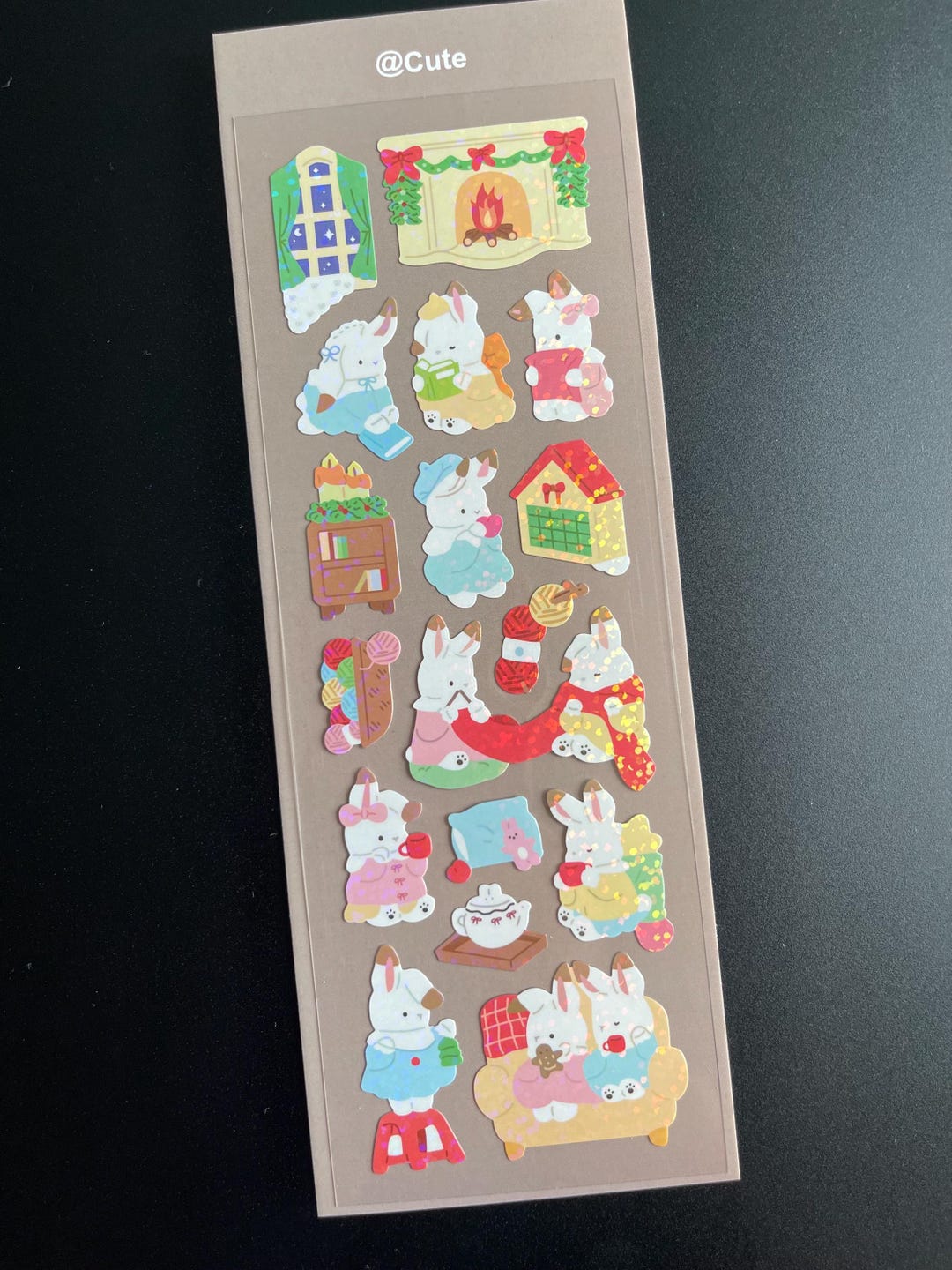 Christmas Stickers Journaling, Holiday Stickers, Kawaii Christmas ...