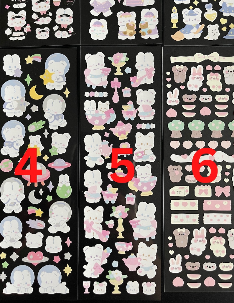 Kpop Stickers | Toploader Sticker Sheets | Polco Deco Sticker Sheets ...