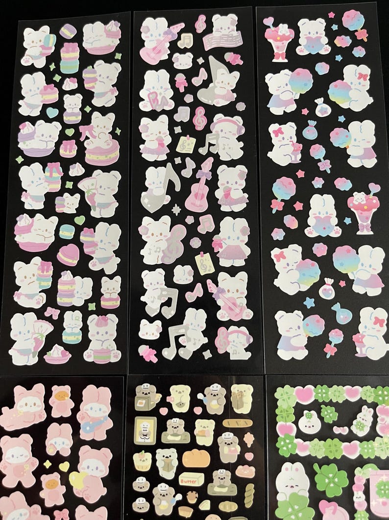 Kpop Stickers | Toploader Sticker Sheets | Polco Deco Sticker Sheets ...