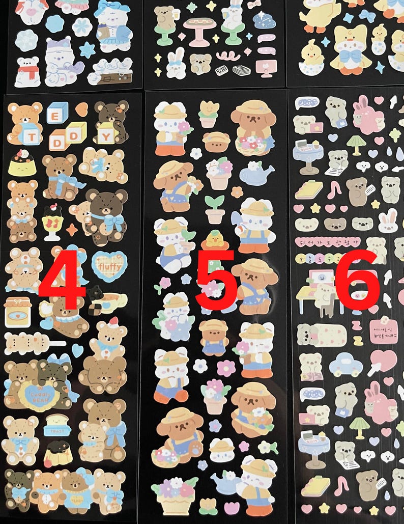 Kpop Stickers | Toploader Sticker Sheets | Polco Deco Sticker Sheets ...