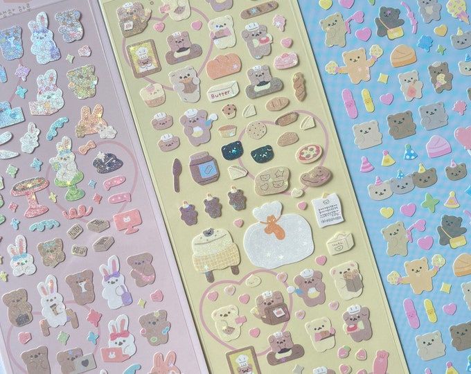 Kpop Toploader Polco Deco Sticker Sheets Kawaii Sticker Sheets Cute ...