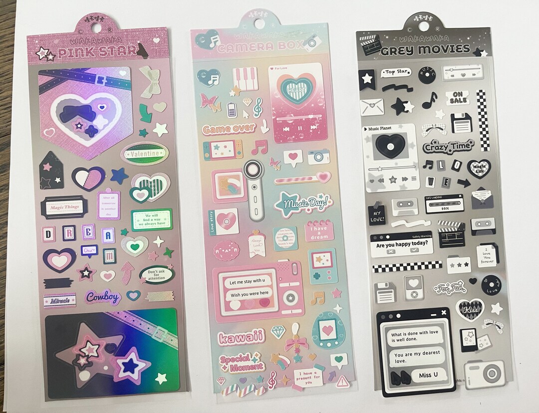 Kpop Stickers | Toploader Sticker Sheets | Polco Deco Sticker Sheets ...