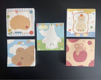 Kawaii Notepad, Cute Memo Pad, Space Memos, Cute Fish Memos - Etsy