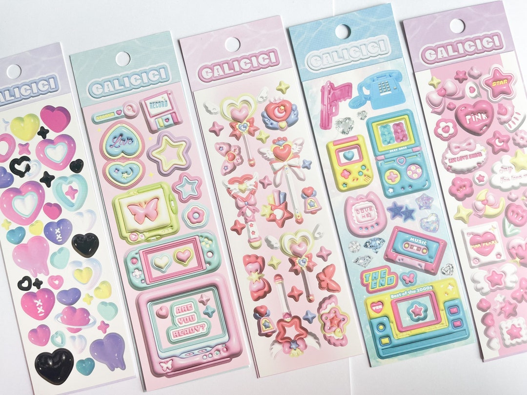 Kpop Deco Stickers | Polco Stickers | Retro Stickers | Kawaii Sticker ...