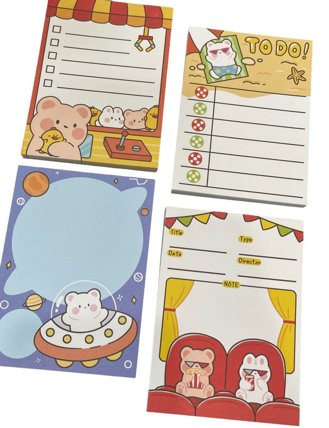 Kawaii Notepads, Cute Memo Pad, Penpal Essentials - Etsy