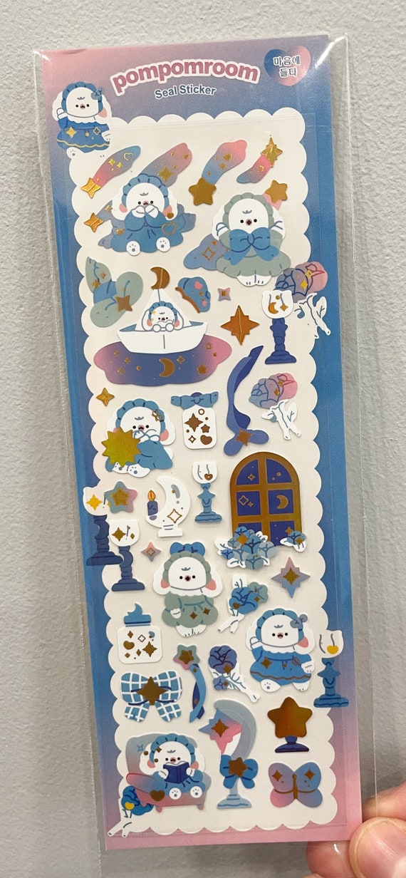 Cute Cartoon Sticker Sheets Kawaii Sticker Sheets - Etsy