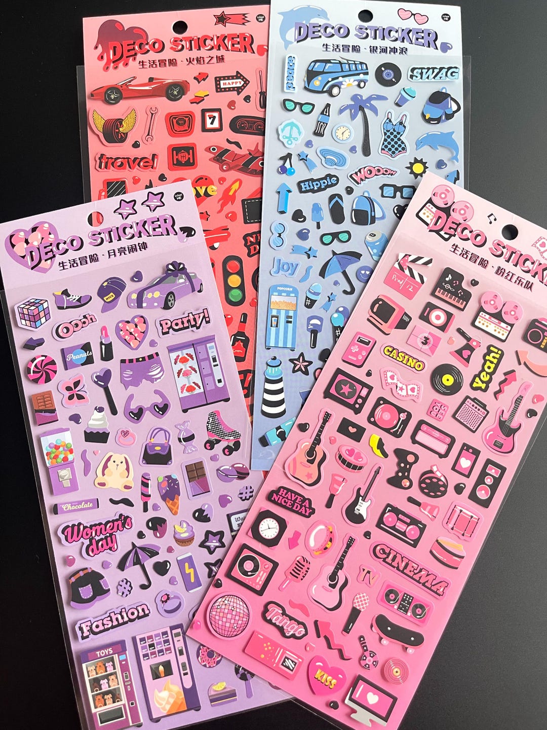 Kpop Toploader Polco Deco Sticker Sheets | Kawaii Sticker Sheets | Cute ...
