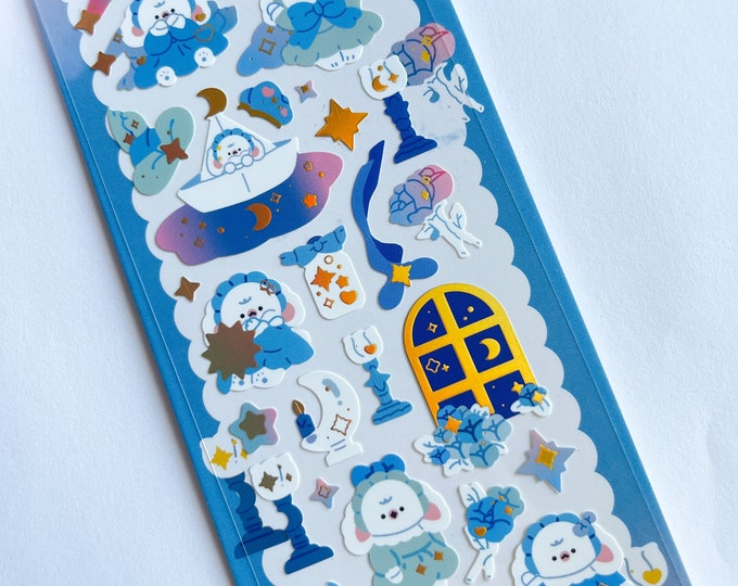 Cute Cartoon Sticker Sheets, Kawaii Sticker Sheets - Etsy