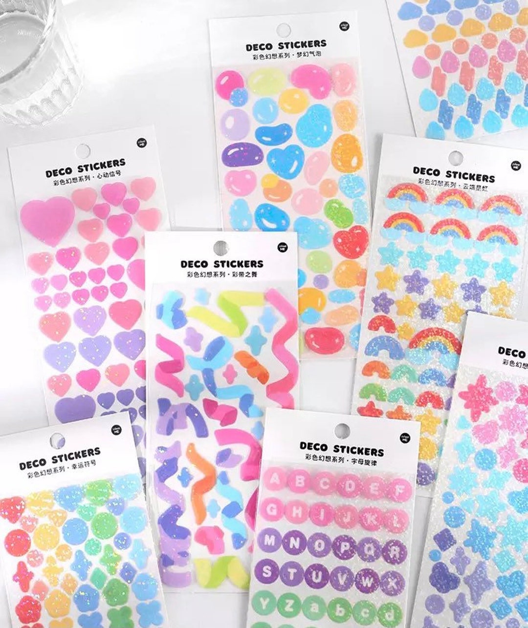 Confetti Stickers, Polco Stickers, Rainbow Stickers, Heart Stickers ...