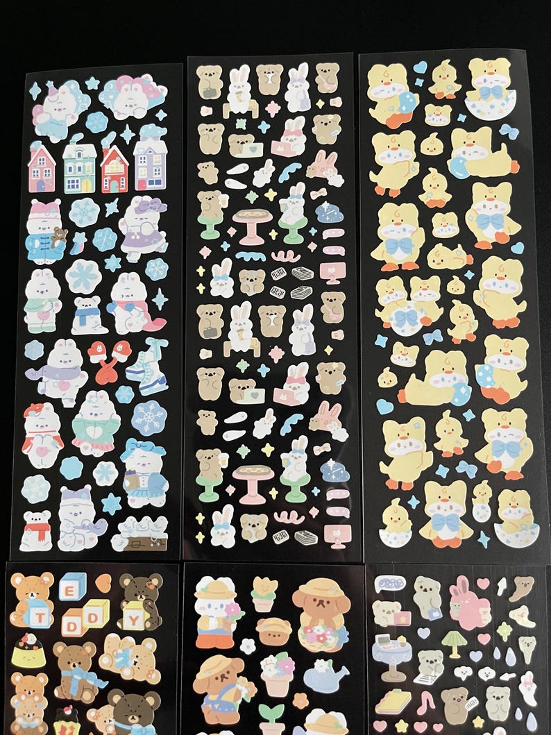 Kpop Stickers | Toploader Sticker Sheets | Polco Deco Sticker Sheets ...