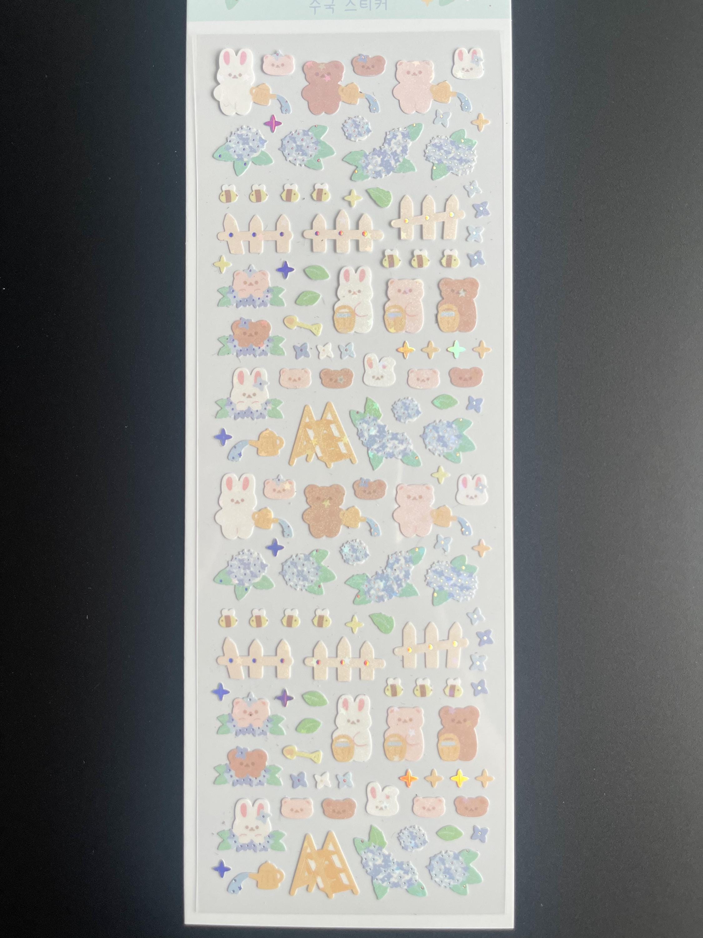 Kpop Toploader Holographic Sticker Sheets, Kawaii Sticker Sheets, Cute ...