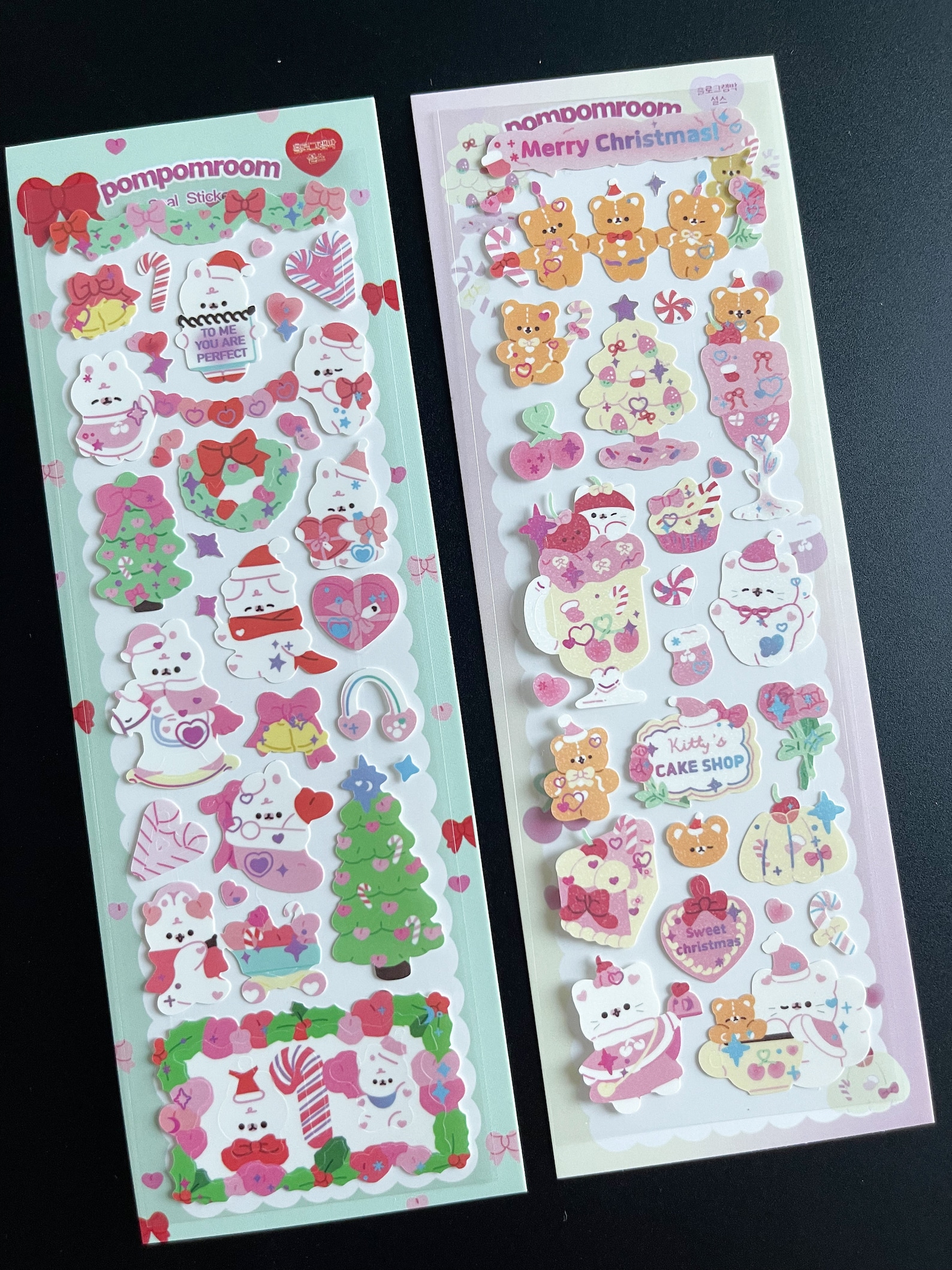 Christmas Stickers Journal, Holiday Sticker Sheets, Kawaii Christmas ...
