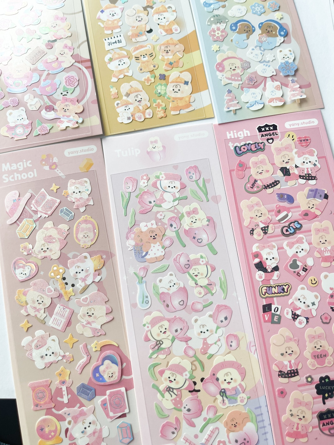 Kpop Polco Deco Stickers Kawaii Cute Kpop Toploader Decal Deco Polco ...