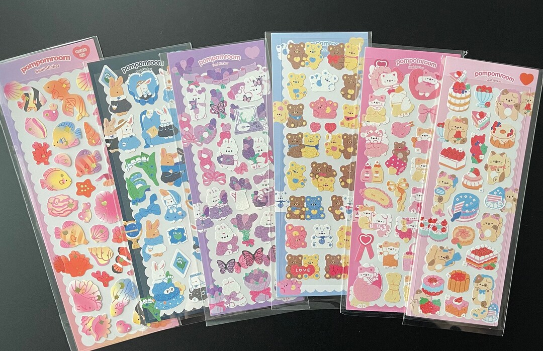 Kawaii Sticker Sheets, Cute Sticker Sheets - Etsy