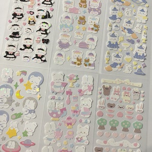 Kpop Stickers Toploader Sticker Sheets Polco Deco Sticker Sheets Korean ...