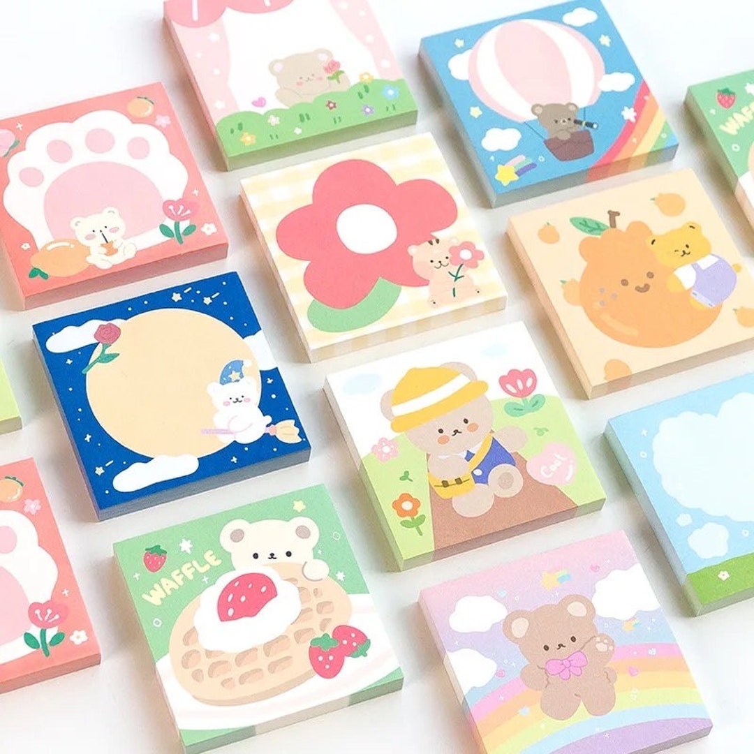 Kawaii Notepads, Cute Memo Pad - Etsy